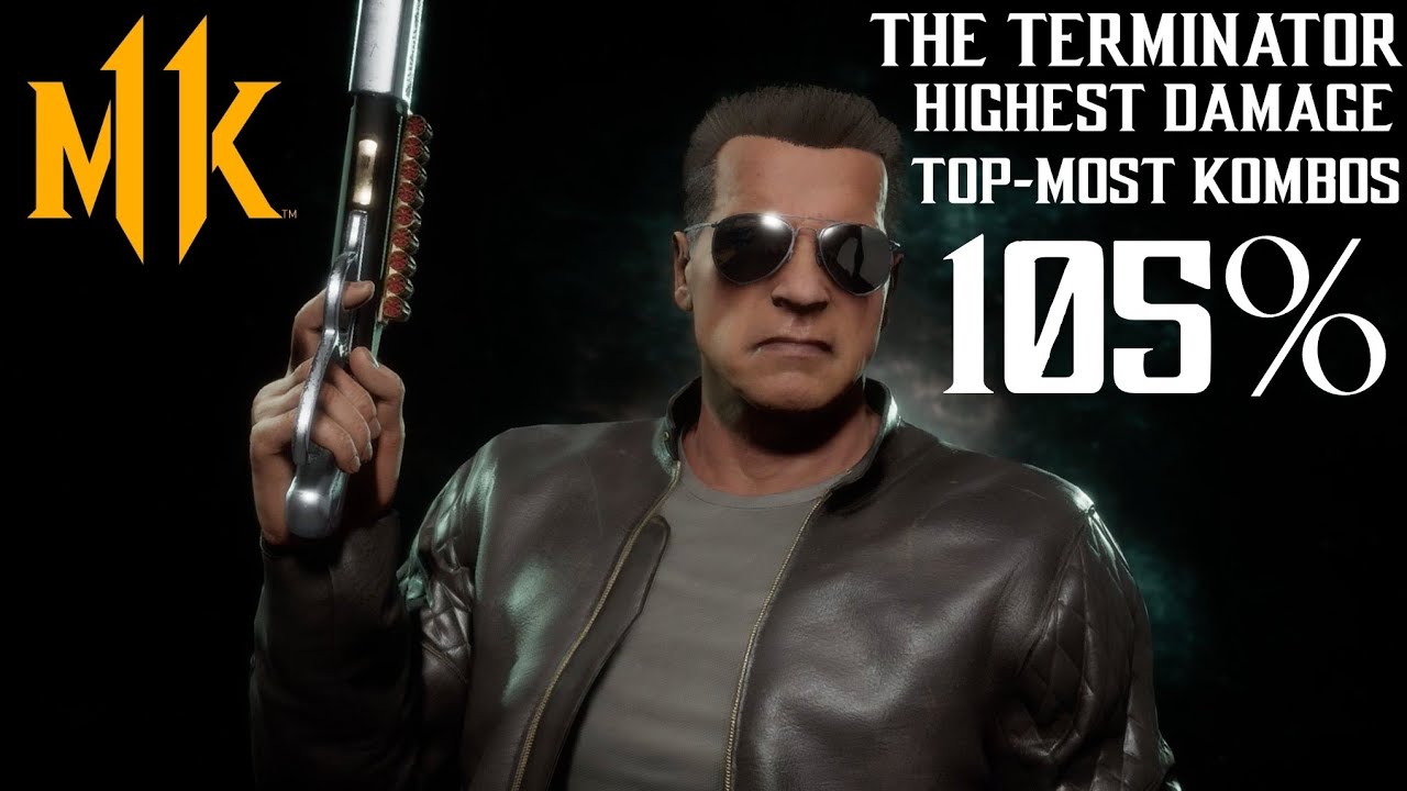 Mk11 Terminator Highest Damage Combo Compilation - YouTube