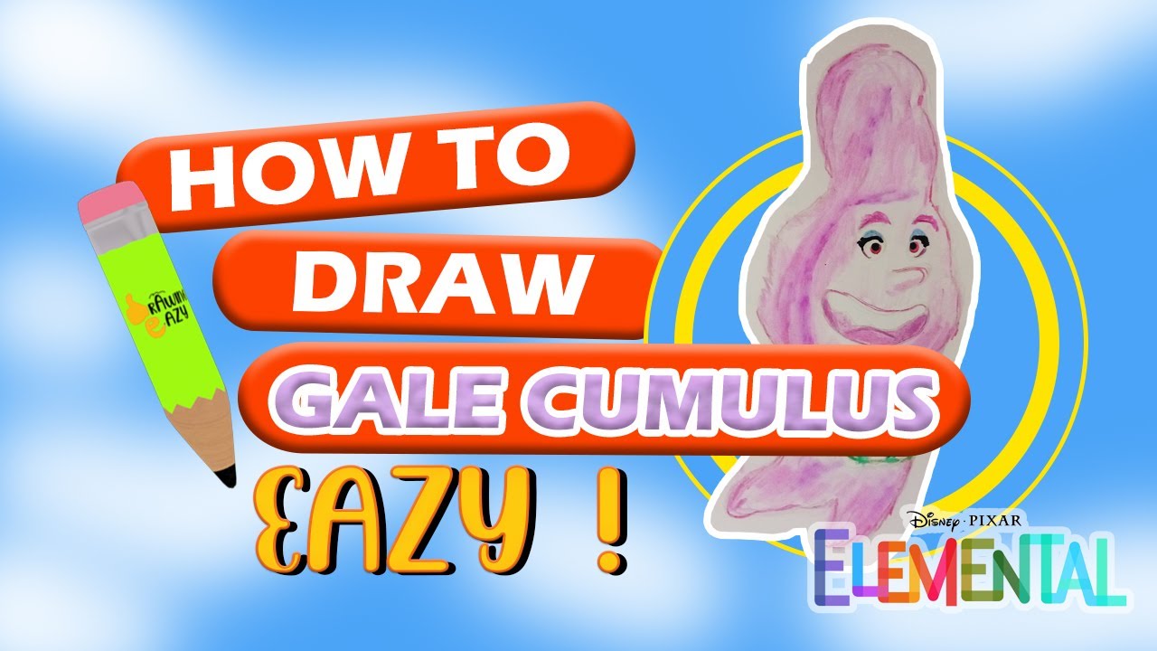 How to Draw Gale Cumulus | Easy Drawing Tutorial for Kids | Drawing ...