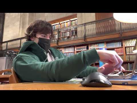Study With Me New York Public Library | 1.5 hours | no music | GAGE GOMEZ