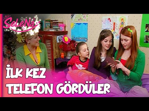 Kızlar ilk kez cep telefonu görüyor - Selena Özel Sahneler