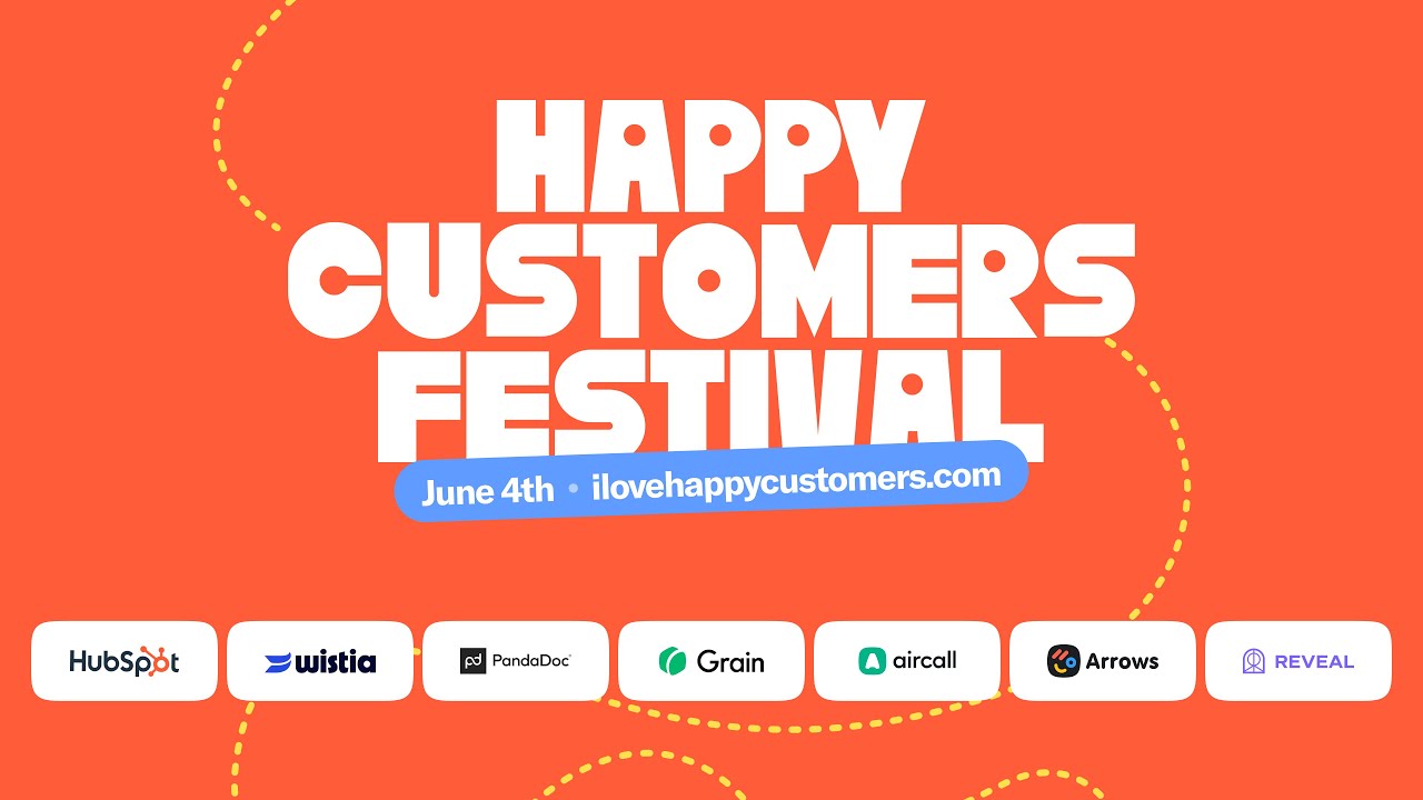Join us at The Happy Customers Festival (100% free + virtual) - YouTube