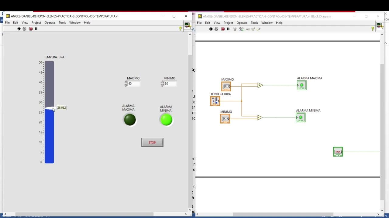 Control de Temperatura LABVIEW - YouTube