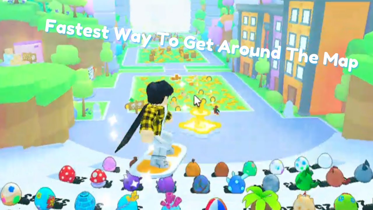 FASTEST Way To Get Around The Map In PS99 (without teleporter) - YouTube