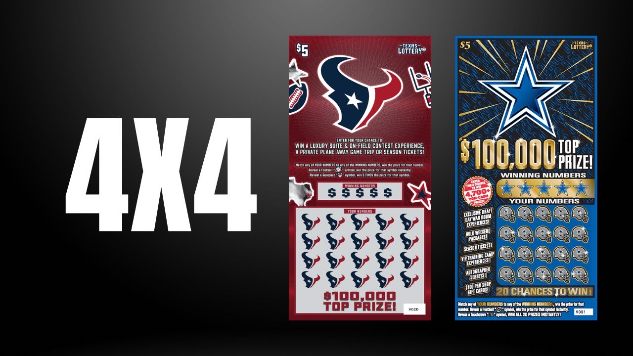 MORE OF THE NEW COWBOYS AND TEXANS, LOTTERY TICKET SCRATCH OFF - YouTube