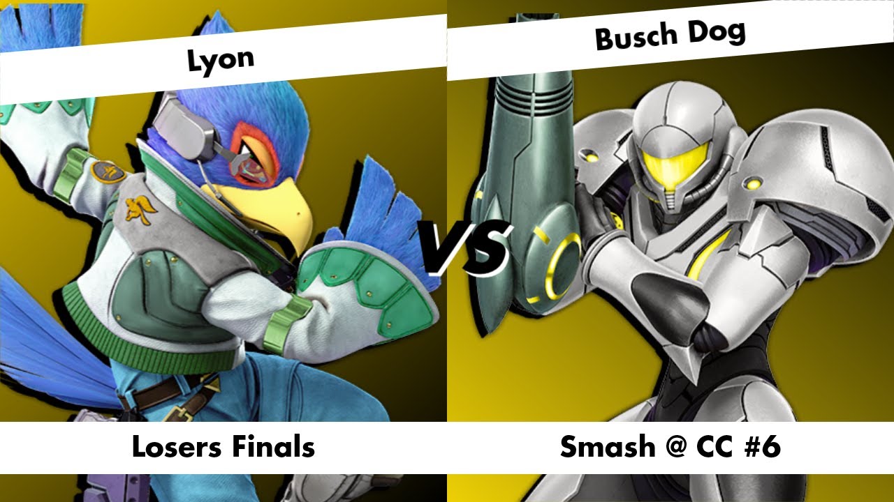 Lyon (Falco/Corrin) vs Busch Dog (Samus) | Losers Finals - Smash @ CC ...