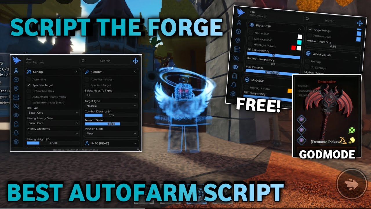 SCRIPT THE FORGE NEW 2025 || AUTO FARM || AUTO FORGE || FREE SCRIPT ...