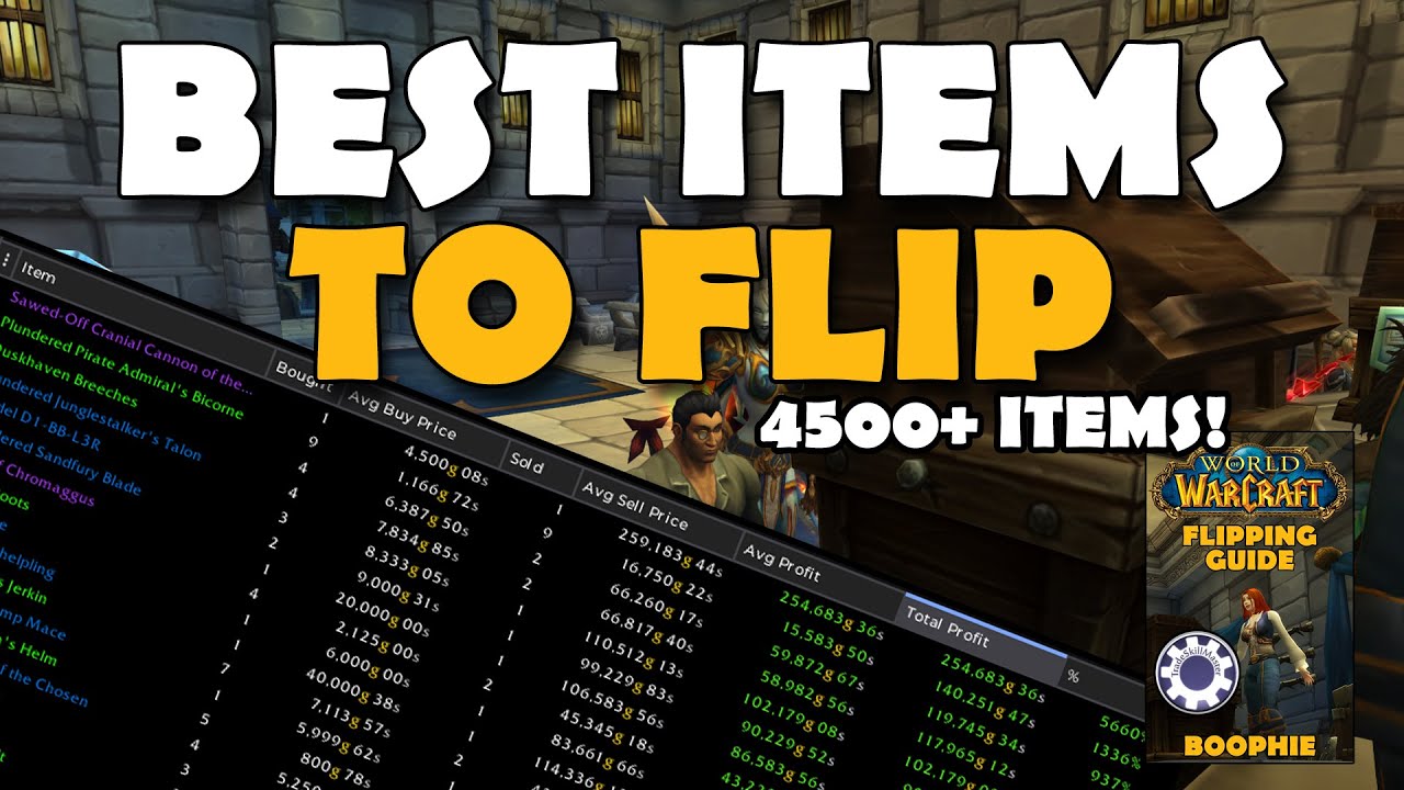 The Best Items To Flip in WoW Over 4500+ Items Worth Flipping - YouTube