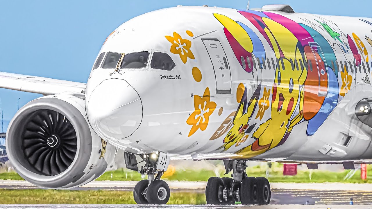 ️ 300 CLOSE UP TAKEOFFS and LANDINGS in 3 HOURS | Melbourne Airport ...