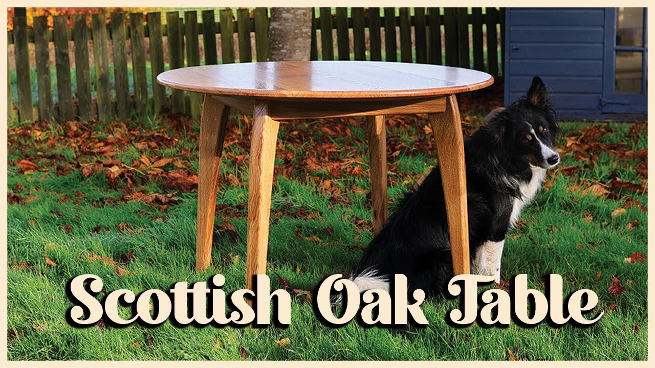 Making Dining Table / From Scottish Oak - YouTube