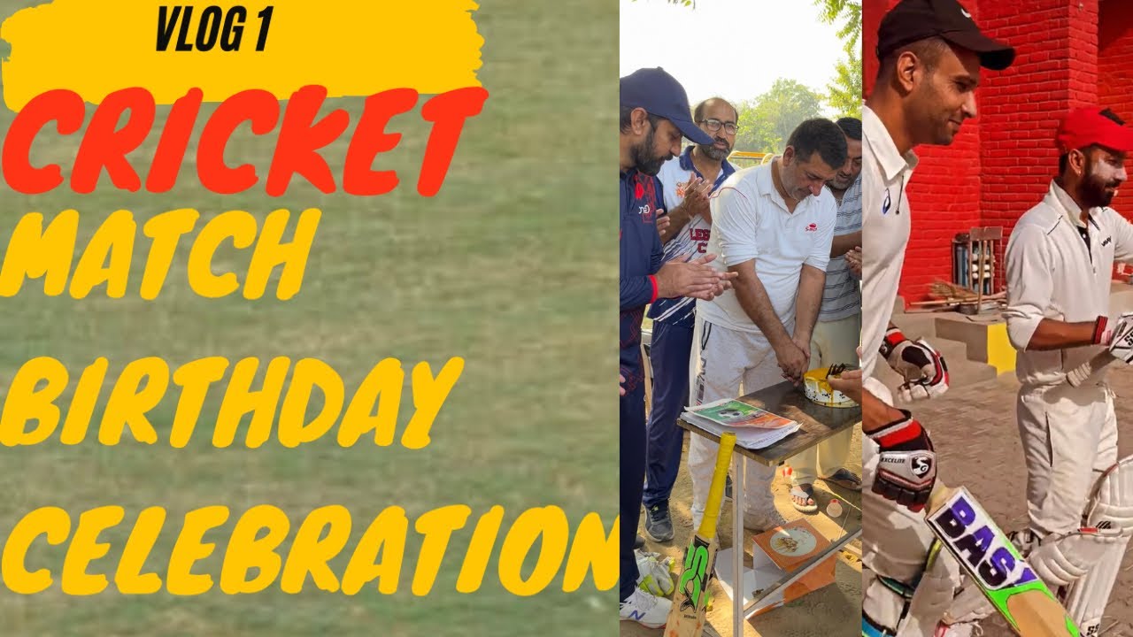 CRICKET MATCH VIDEO | BIRTHDAY CELEBRATION | GOPRO CRICKET | CRICKET ...