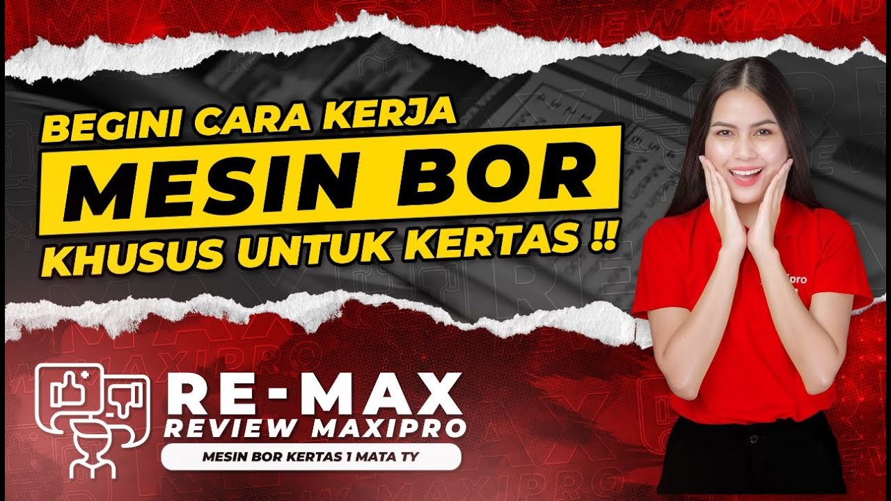 Mesin Bor Untuk Kertas? Ini Cara Kerja Mesin Bor Kertas 1 Mata TY ...