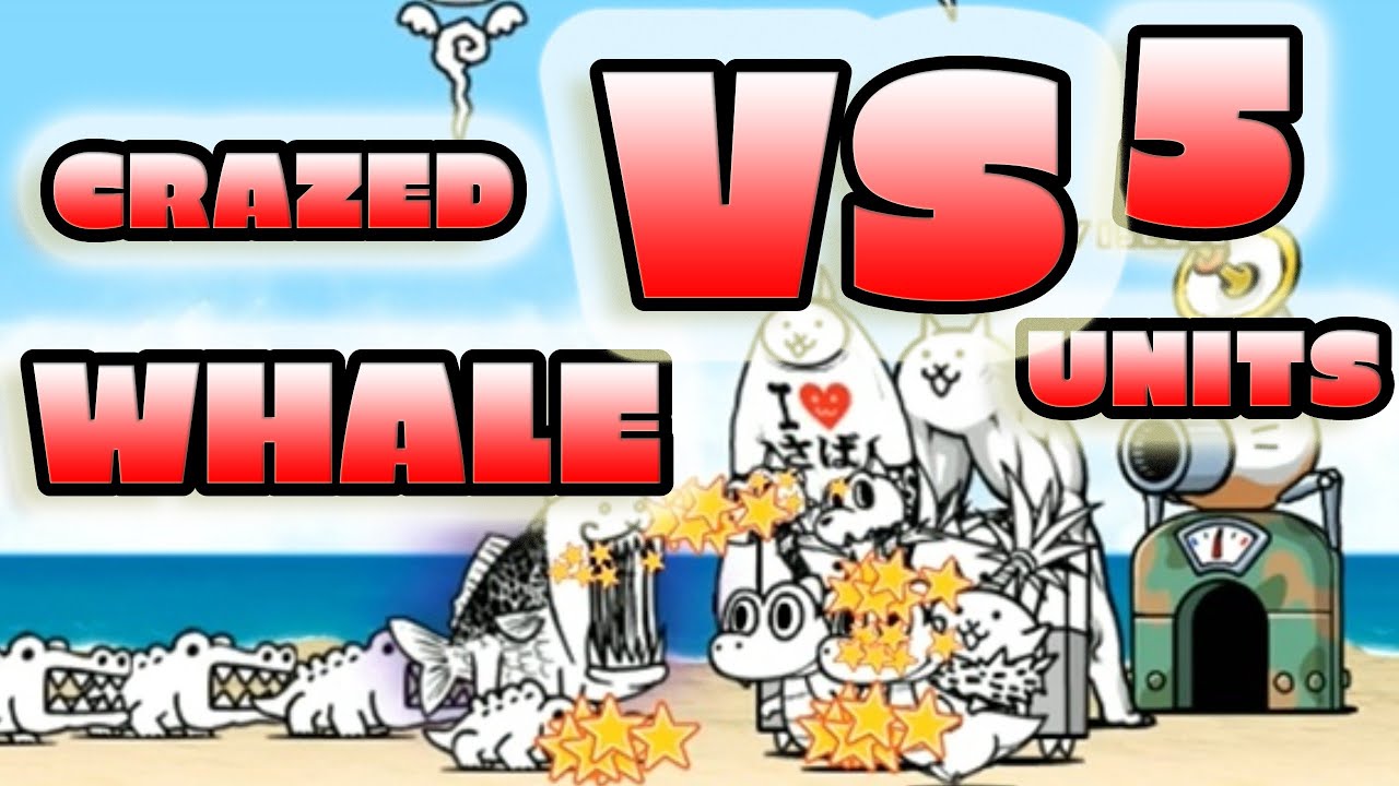 Battle Cats Crazed Whale Defeated - YouTube
