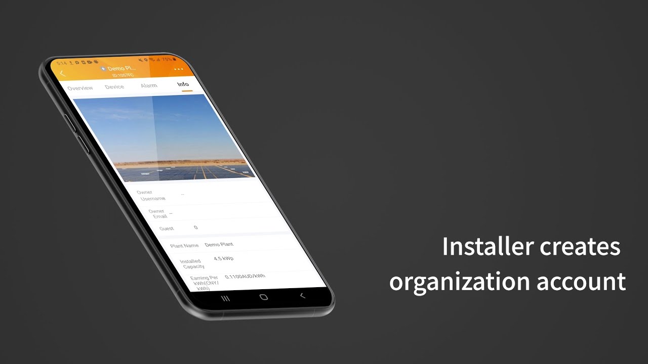 [Solis Cloud APP] Installer creates organization account - YouTube