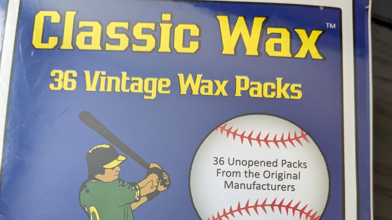 Opening a Classic Wax - Vintage Wax 36 Ct. Box Friday September 16 ...