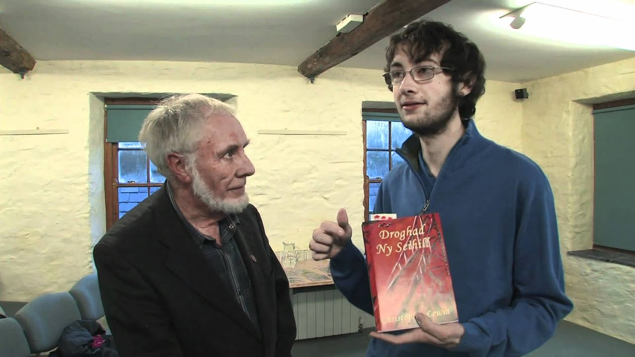 Launch of new book in Manx Gaelic by Chris Lewin - YouTube
