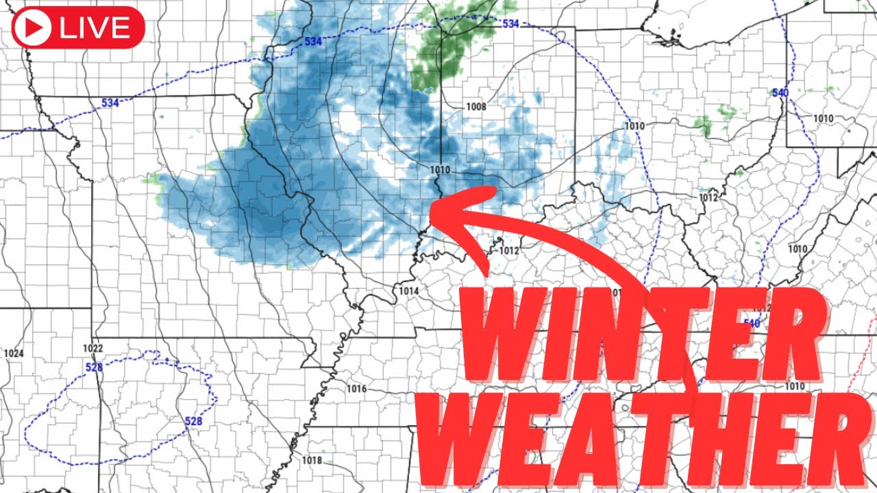 LIVE! Forecasting Winter Weather In The Midwest - YouTube