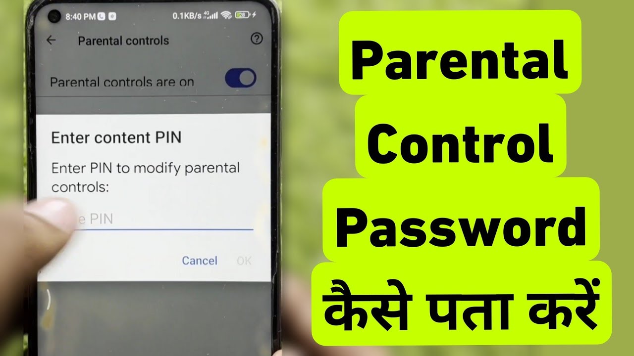 How To Reset Password Parental Control | Play Store Me Parental Control ...