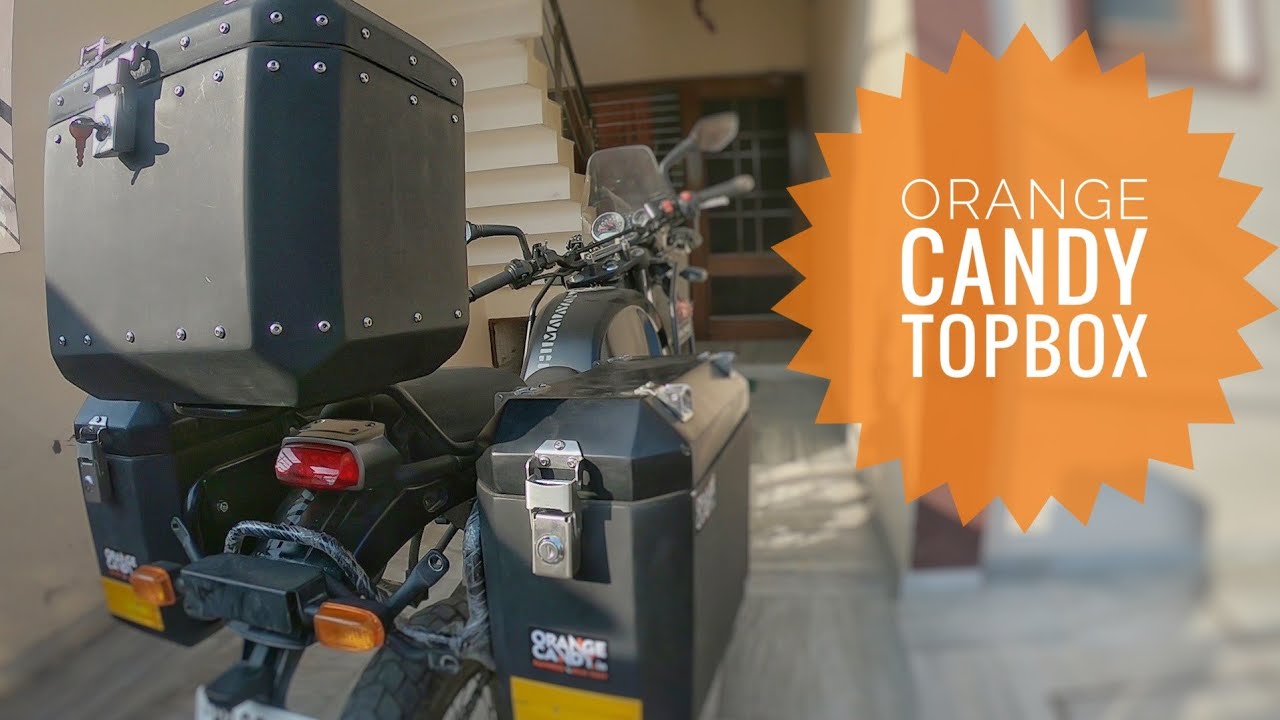CHEAPEST TOP BOX | ORANGE CANDY | FOR ALL BIKES | GET DISCOUNT CODE ...