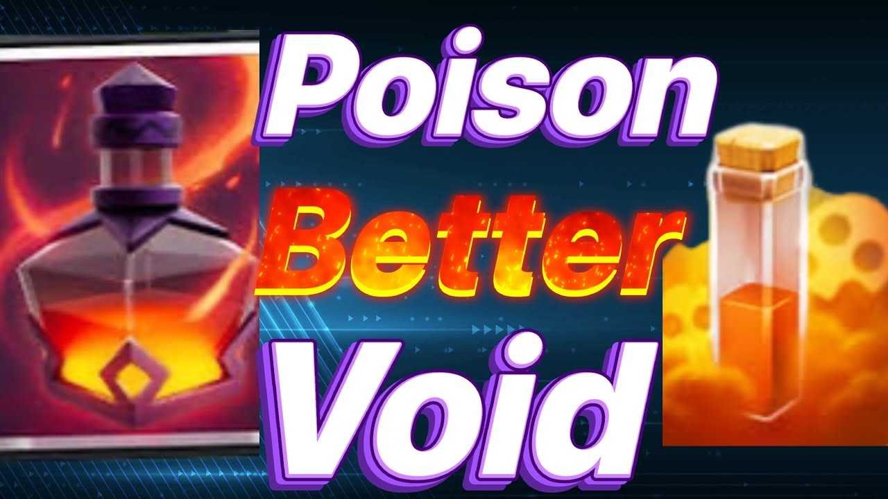 Poison Will Still Be Better Than The Void Spell - Clash Royale - YouTube