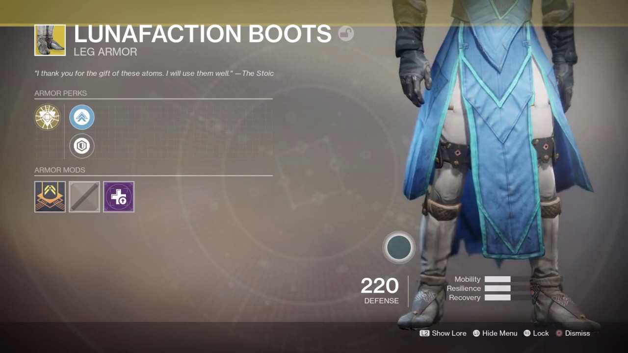 Destiny 2- Lunafaction Boots AWESOME New Warlock Exotic Armor - YouTube