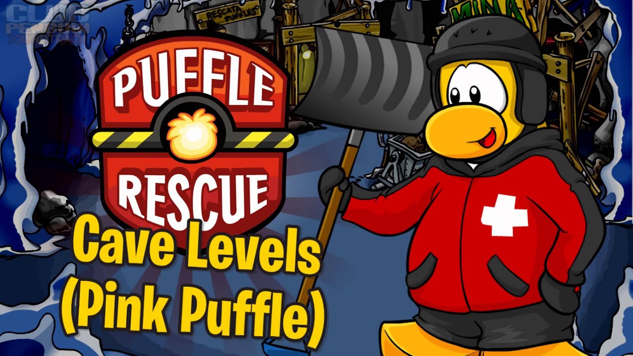 Club Penguin Music OST: Puffle Rescue - Cave Levels (Pink Puffle) - YouTube