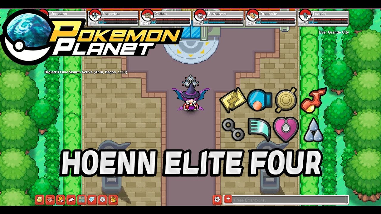 Pokemon Planet - Hoenn Elite Four. - YouTube