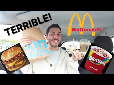 New McDonalds Food Items - Hat Trick Burger/Skittles McFlurry/Raspberry ...