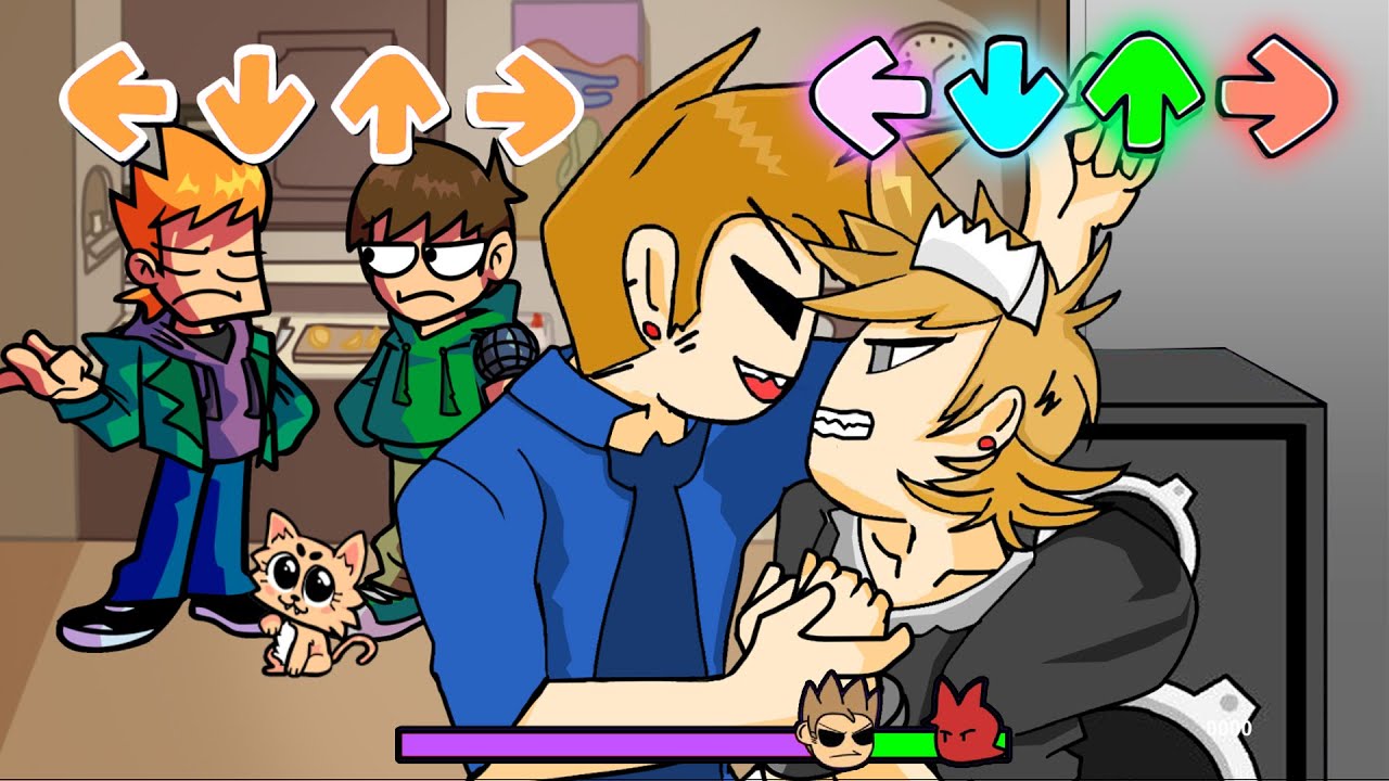 Friday Night Funkin' - Maid Tord VS Tom - Tord x Tom Eddsworld - FNF ...