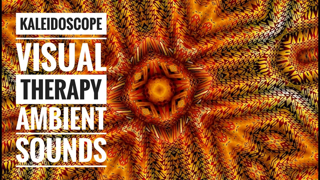 Kaleidoscope Visual Meditation - Orange | Colour Therapy | Ambient ...