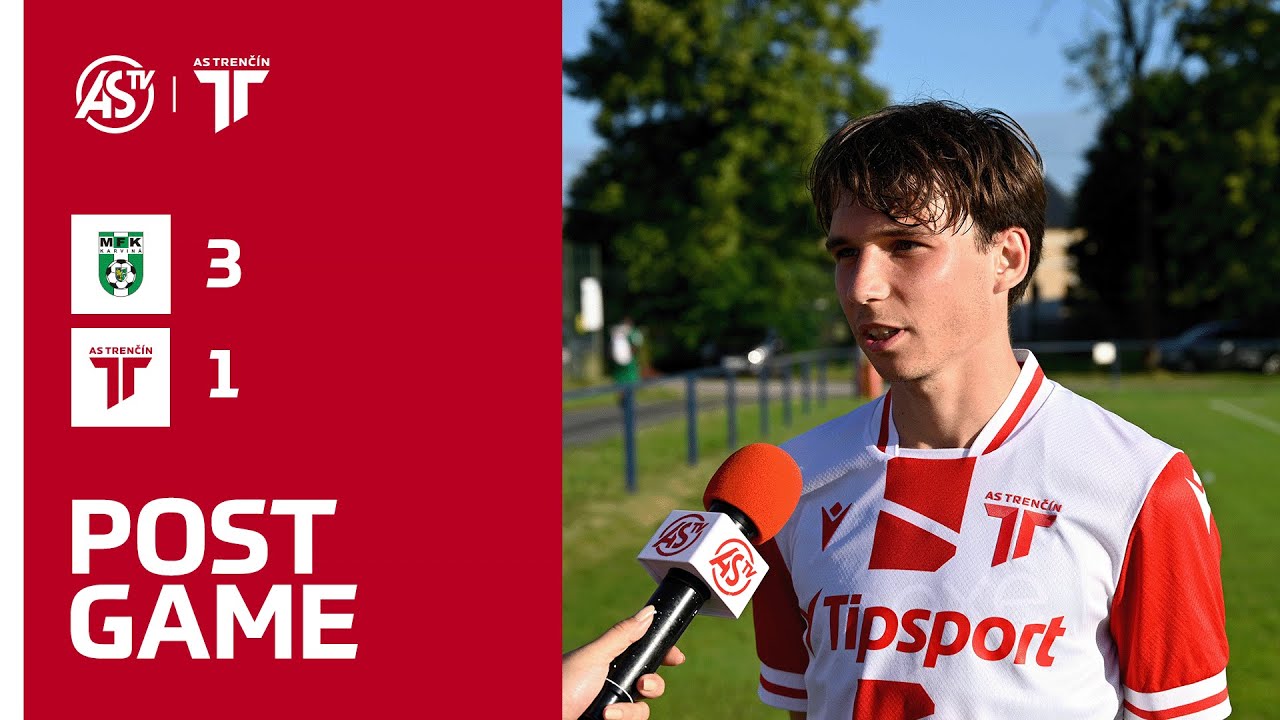 PRESEASON | Postgame | Adrián Fiala | MFK Karviná - AS Trenčín 3:1 (3:0 ...