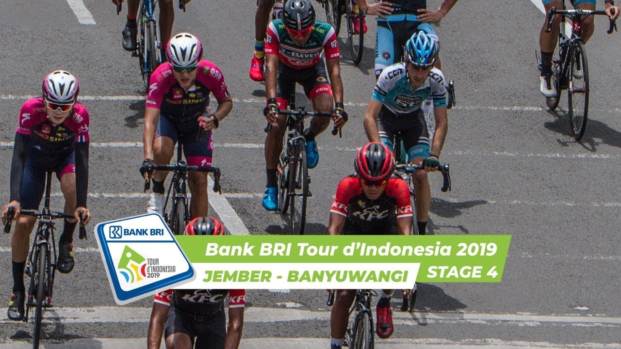 Bank BRI Tour d'Indonesia 2019 - Stage 4 Jember Banyuwangi - YouTube