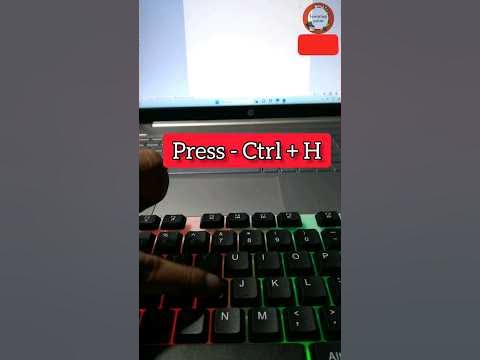 What is the shortcut key for Find and Replace in Microsoft Word ...