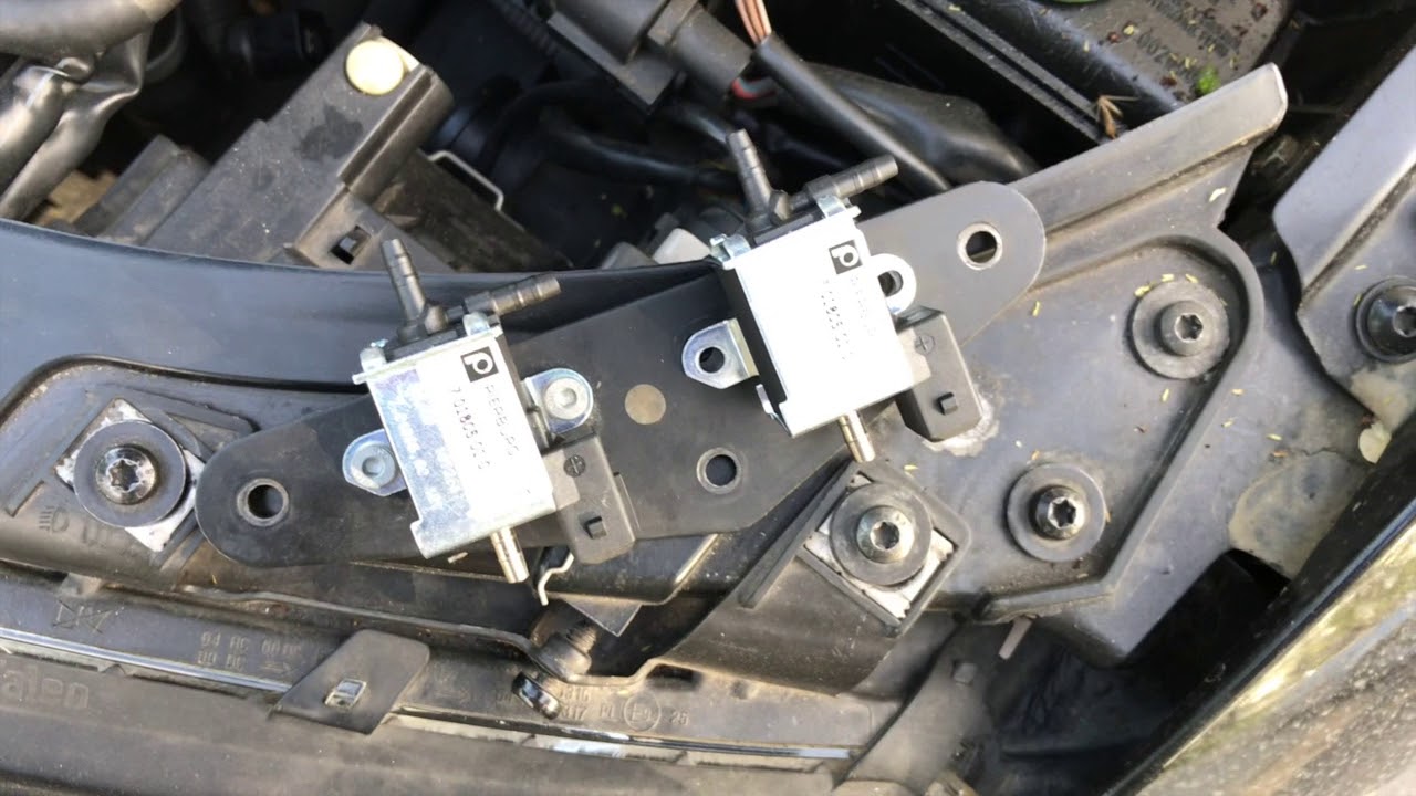 Replacing: N249 EGR Solenoid Valves (Audi B6 A4 1.8t Quattro) - YouTube
