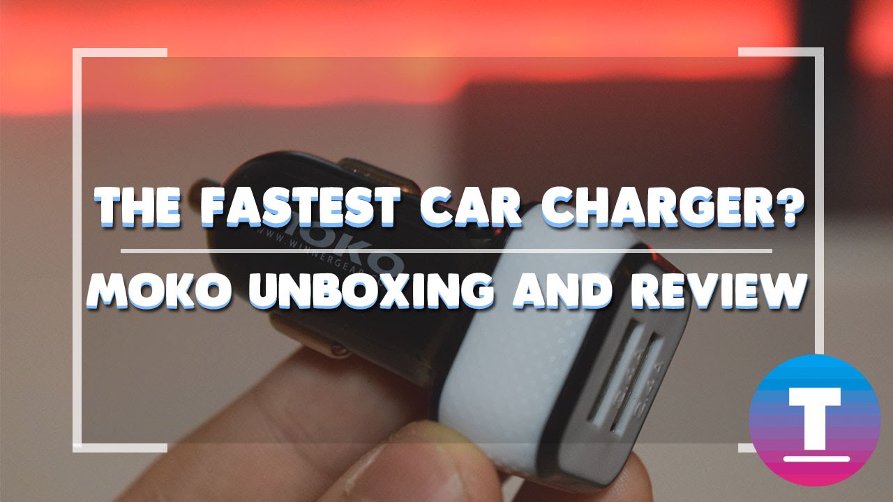 The Fastest Car Charger? Moko Unboxing and Review - YouTube