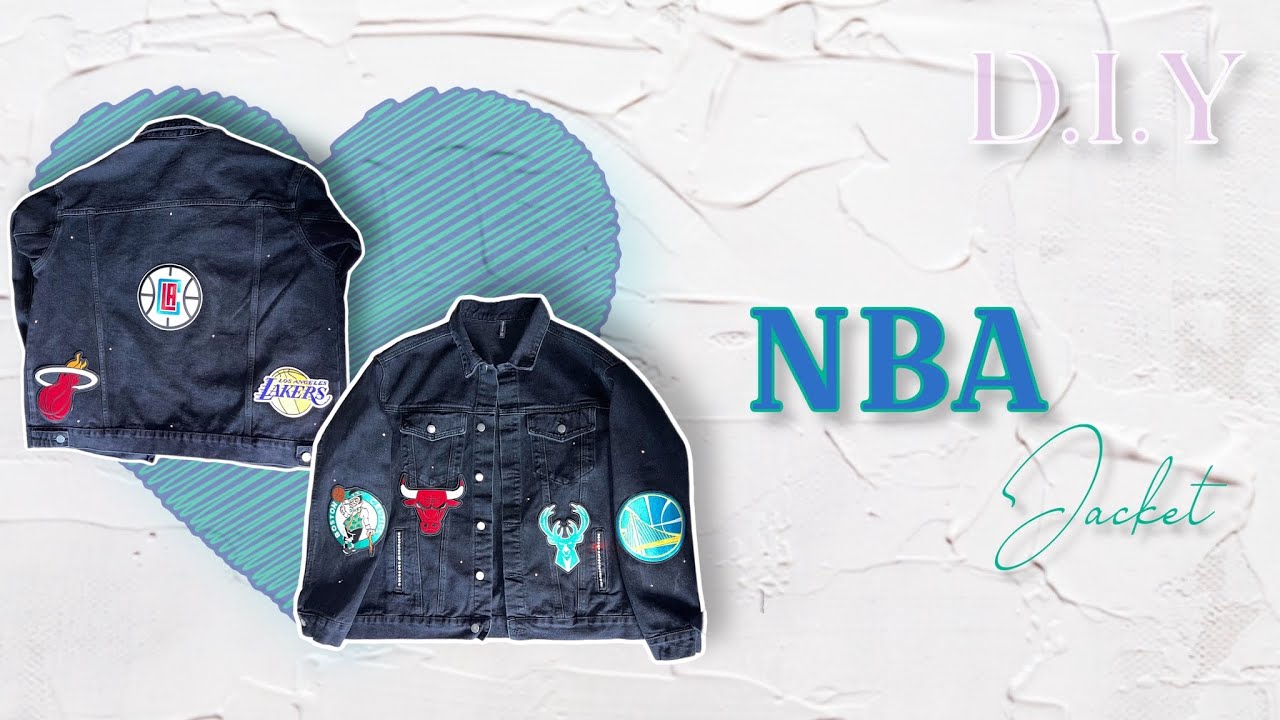 D.I.Y SERIES | NBA PATCH JACKET - YouTube