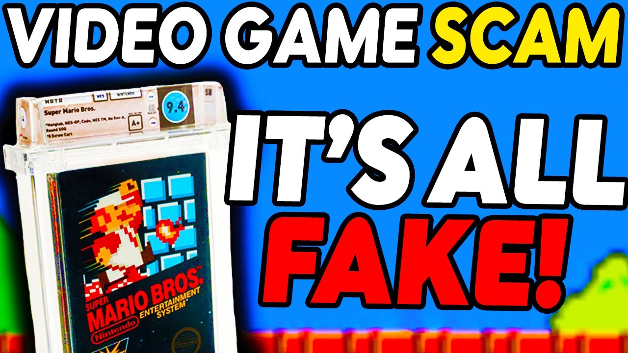Graded Videogame Scam (Wata & Fraud) - YouTube