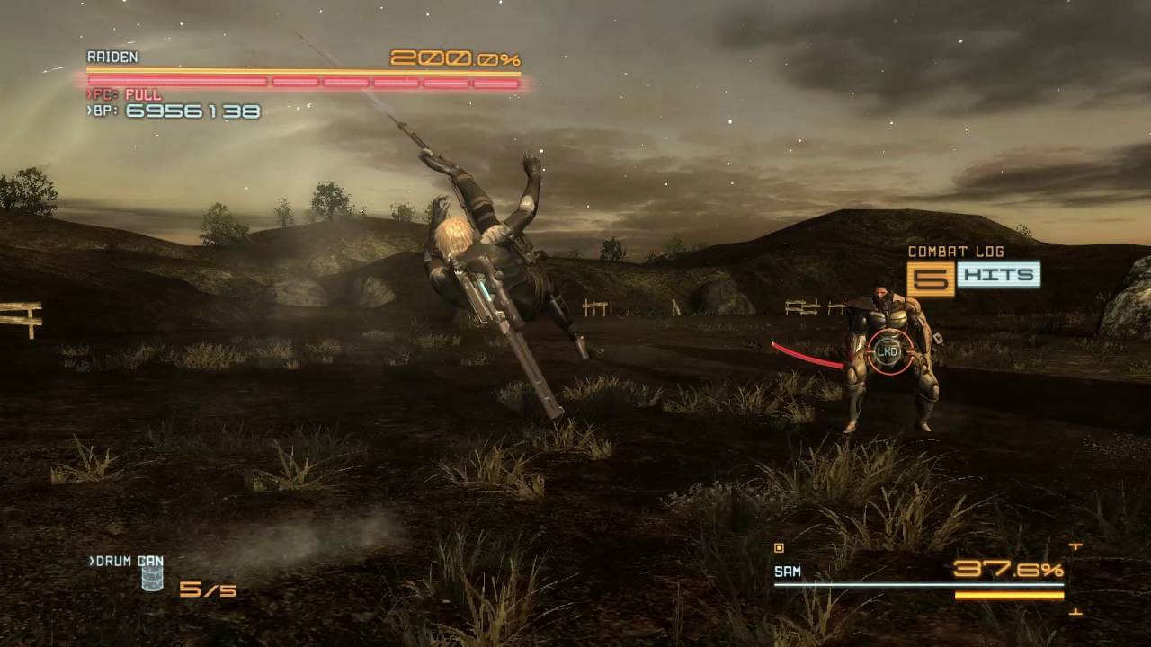 Metal Gear Rising Jetstream Sam Dlc Bladewolf Boss Fight