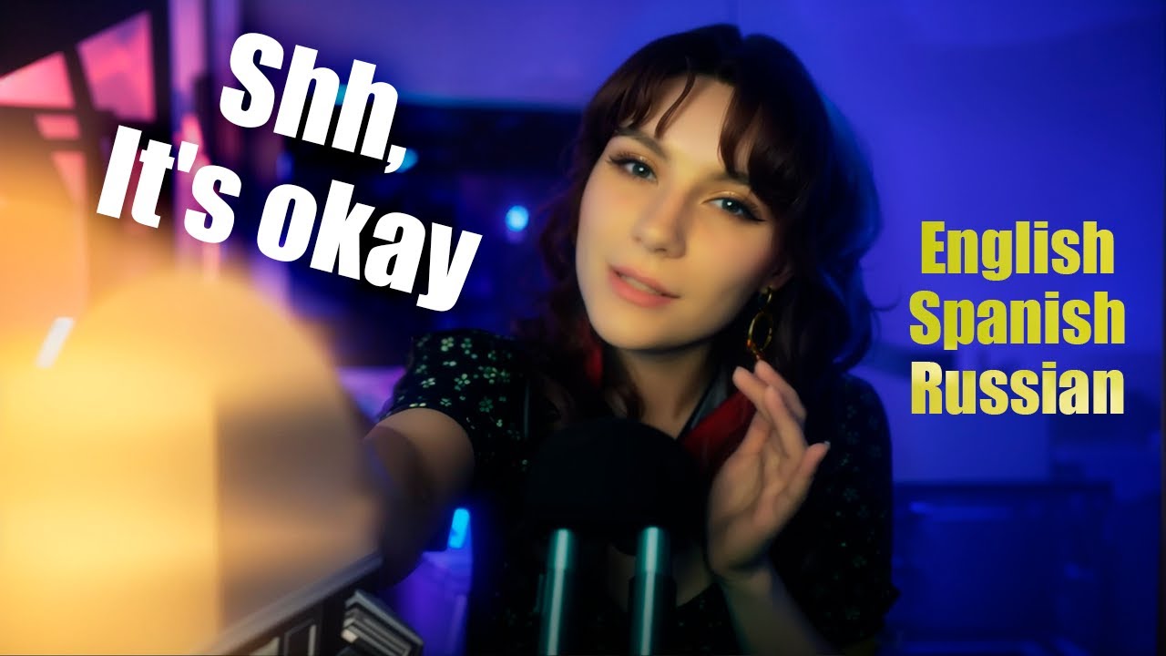 ASMR Shh, It's okay 💎 Positive Affirmations in 3 languages: English ...