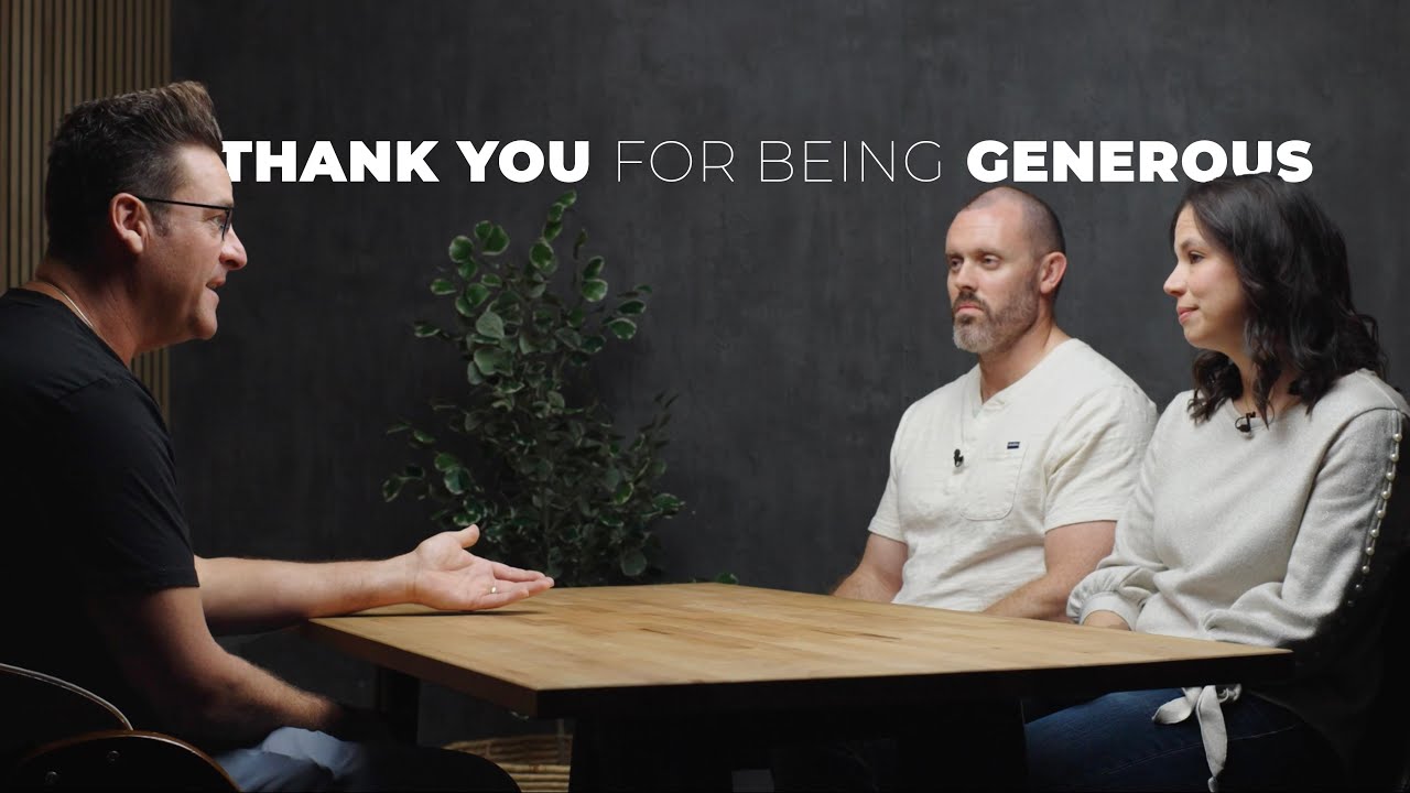 Your Generosity Changes Lives - YouTube