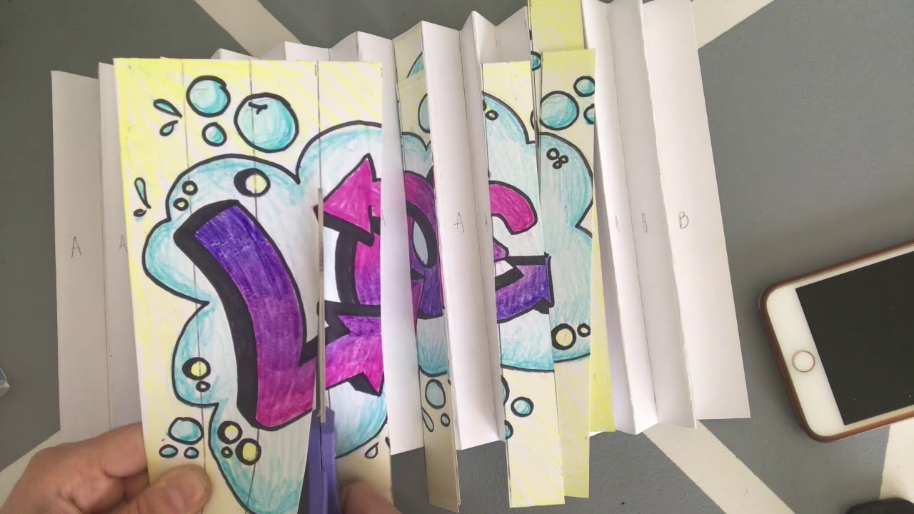 How to Make an Agamograph- a 3D Kinetic artwork! - YouTube