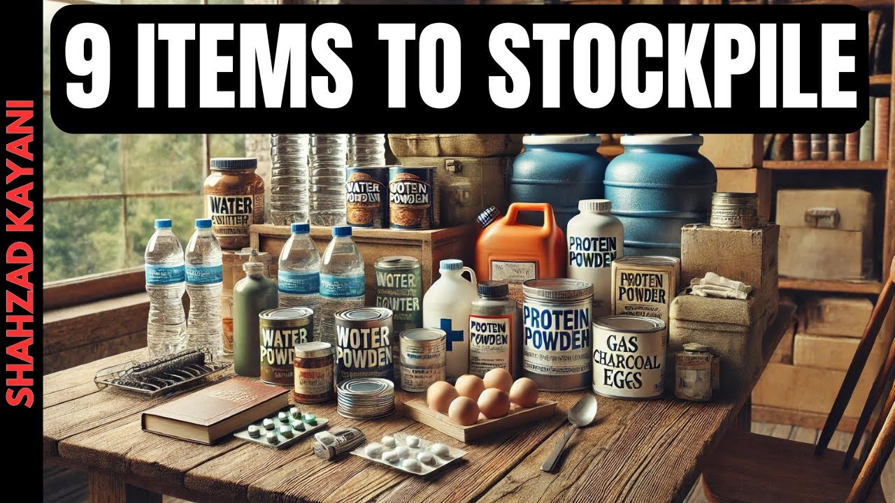 9 Prepping & Survival Items To Stockpile For Emergencies - YouTube