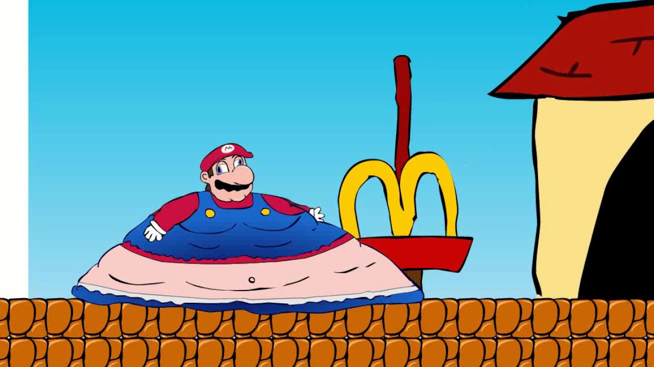 Super sized mario - YouTube
