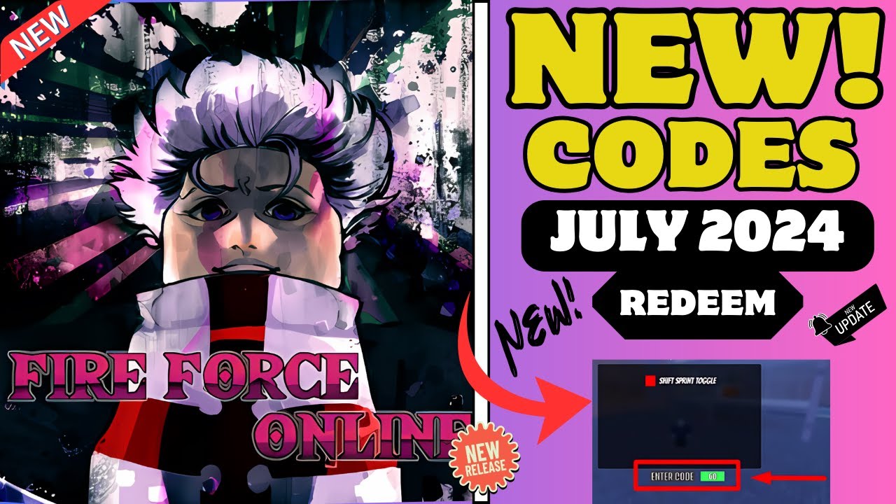 ⚠️NEW AND LATEST! CODES⚠️ FIRE FORCE ONLINE ROBLOX CODES 2024 - FIRE ...