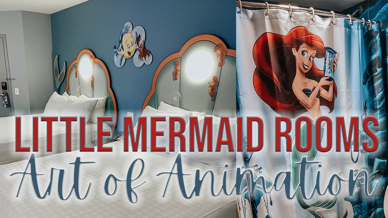 Little Mermaid Room at Art of Animation | Disney World Resort - YouTube