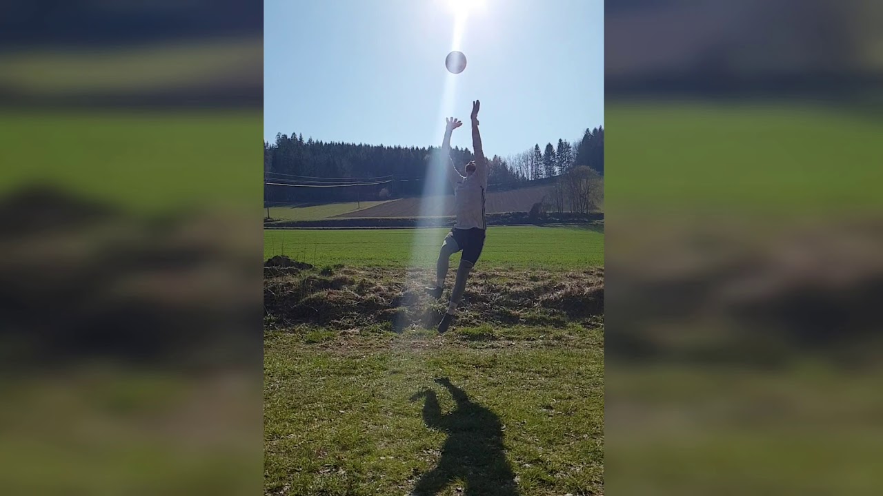 Practice on high balls - YouTube