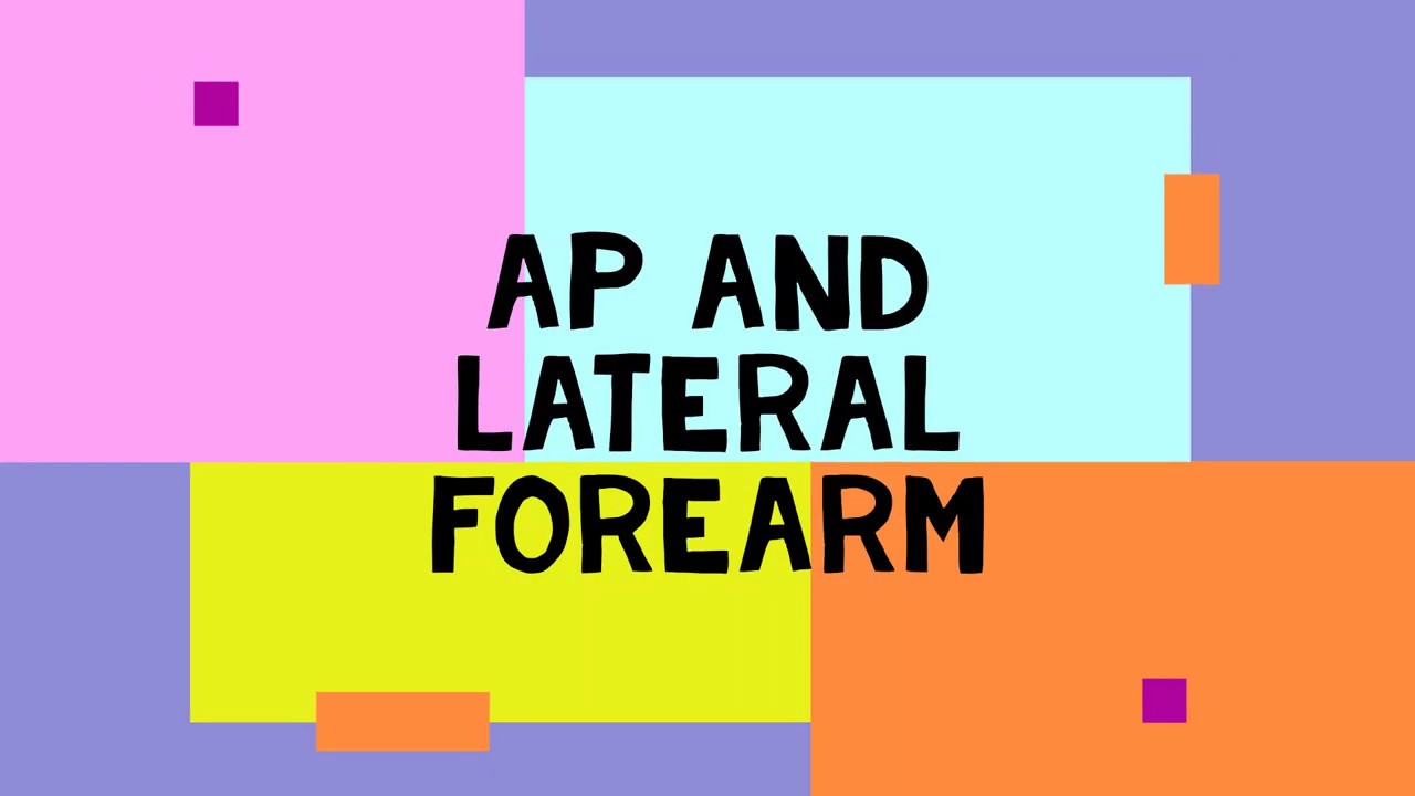 Positioning AP and Lateral Forearm - YouTube