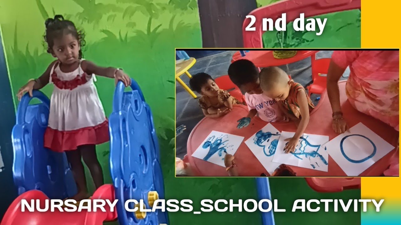2 nd day.. Nursary class_school activity - YouTube