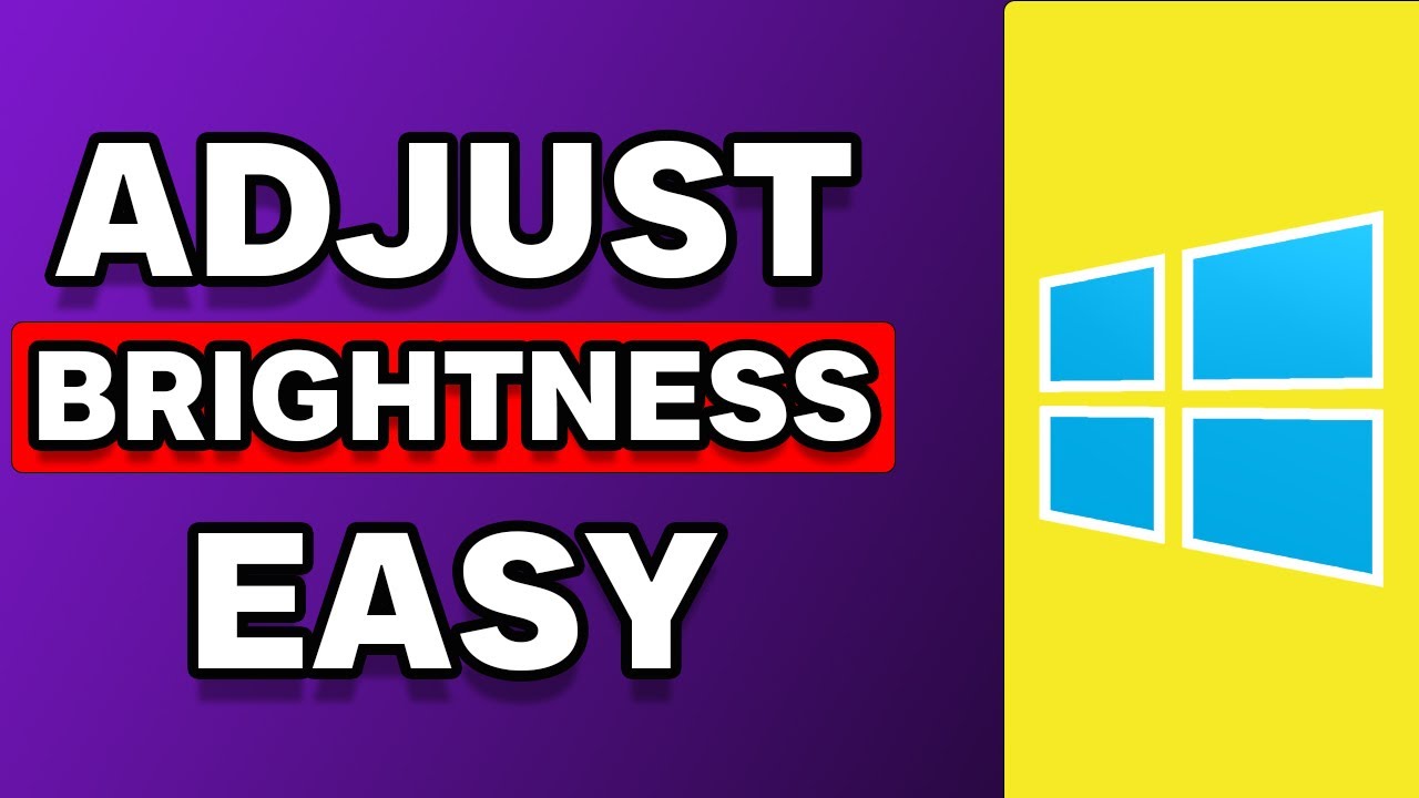 How To Adjust Brightness On Windows 11 (easy) - Youtube