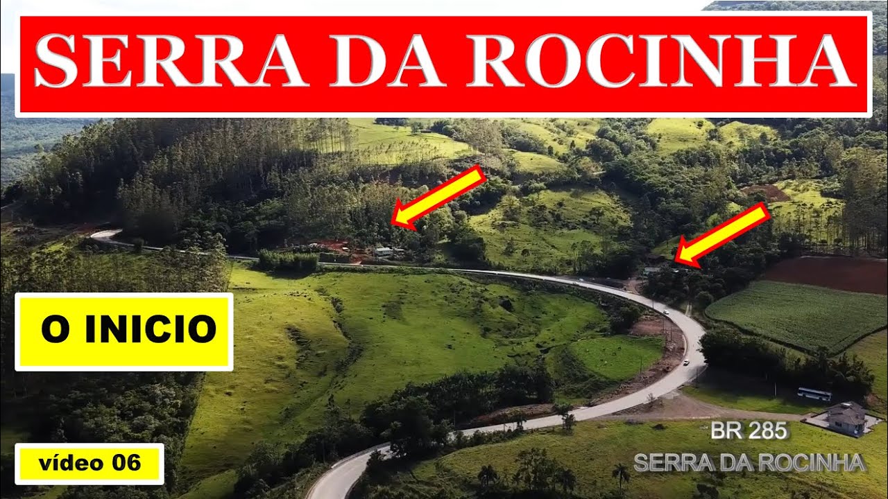 Inicio da subida da Serra da Rocinha em Timbé do Sul - Pavimentação da ...