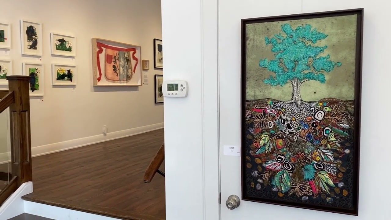 Paper and Textiles Group Exhibition Virtual Tour - YouTube